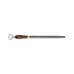 DICK DarkNitro Wetzstahl oval, Messersch&auml;rfer holz/anthrazit, 30cm
