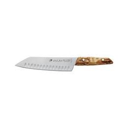 DICK VIVUM Santoku Kullenschliff, 18cm, Messer holz
