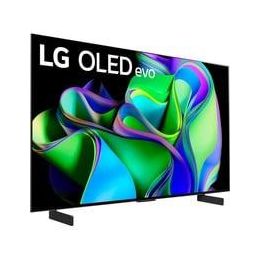 LG OLED42C37LA, OLED-Fernseher 106 cm (42 Zoll), schwarz, UltraHD/4K, HDR, SmartTV, 120Hz Panel