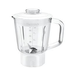 Mixeraufsatz MUZ45MX1, Glas weiß/transparent, 0,8 Liter, für Küchenmaschine MUM Serie 2, MUM Serie 4, MUM4, MUM5 Material: ThermoSafe Glas, Messer aus Edelstahl Kompatibel mit: Bosch MUM Serie 2, MUM Serie 4, MUM4, MUM5 Fassungsvermögen: 800 ml