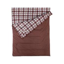 Coleman Hampton Double Schlafsack braun, für 2 Erwachsene Temperaturbereiche: Komfort 6 °C, Extrem -15 °C Material: Außen 100% Baumwolle, Innen 100% Baumwolle Maße: Breite 150 cm x Länge 220 cm Form: Decken-Schlafsack