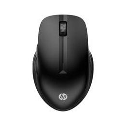 HP 430 Wireless-Maus für mehrere Geräte (3B4Q2AA) schwarz Anschlussart: Bluetooth, USB-Kabel Tastenanzahl: 5 Tasten Sensor: optisch Auflösung: 4000 dpi