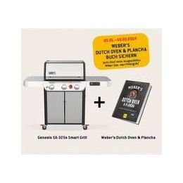 Weber Genesis SX-325s Smarter Gasgrill edelstahl, mit CRAFTED Basis-Rahmen und Sear Zone Grillrost Material: Gusseisen Leistung: 15,2 kW Grillfläche: 3.310 cm² Heizart: Gas