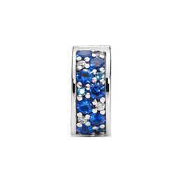 Pandora Charm Moments Blauer Pavé-Clip 791817NSBMX