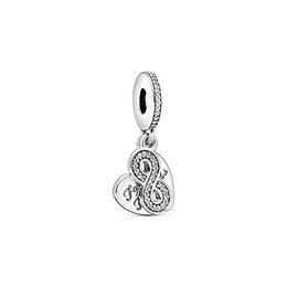 Pandora Charm Moments Forever Friends Herz 791948CZ