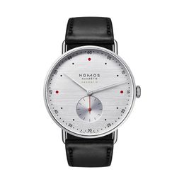 Nomos Glashütte Nomos Glashütte Unisexuhr Metro neomatik 39 silvercut 1114