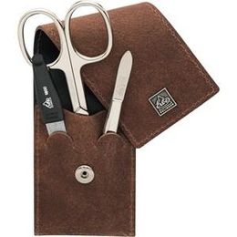 ERBE® ERBE Erbe Manicure Etuis Taschen-Etui, 3-tlg. Cognac