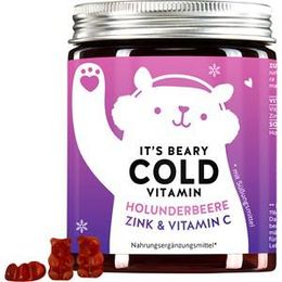 Bears With Benefits Nahrungsergänzungsmittel Vitamin-Gummibärchen Holunderbeere, Vitamin C & ZinkIt's Beary Cold Vitamin 60 Gummibärchen
