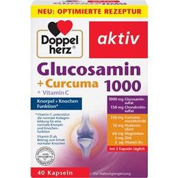 Doppelherz Gesundheit Muskeln, Knochen, Bewegung Glucosamin 1000 + Curcuma + Vitamin C