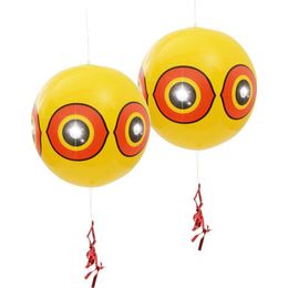Gardigo Vogel-Schreck Vogel- & Reiher-Abwehr Ballon, 2er-Set, gelb