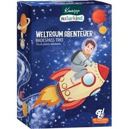 Kneipp Badezusatz Kinderbäder Geschenkpackung Naturkind Weltraum AbenteuerGeschenkset Naturkind Sprudelbad Weltraumfahrer 95 gr + Naturkind Knisternde Badekristalle Sternenstaub 60 gr. + Naturkind Farbzauberbad Traumfahrer 40 gr.