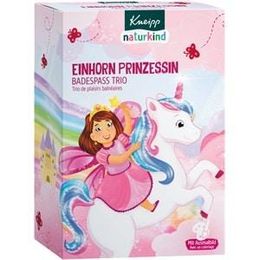 Kneipp Badezusatz Badekristalle Geschenkset Naturkind Sprudelbad Einhornparadies 85 gr. + Naturkind Knisternde Badekristalle Einhornstaub 60 gr, + Naturkind Schaumbad Seeprinzessin 40 ml