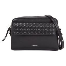 Calvin Klein Mini Bag CALVIN MINI QUILT CAMERA BAG, Handtasche Damen Tasche Damen Schultertasche, schwarz