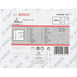 Bosch D-Kopf Streifennagel, blank, gerillt 75 2.8 - 2608200016