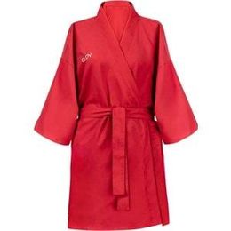 GLOV Accessoires Bademantel Kimono-Style Saugfähiger Bademantel Rot