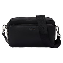 Calvin Klein Mini Bag CK MUST CAMERA BAG, Handtasche Damen Tasche Damen Recycelte Materialien, schwarz