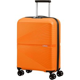 American Tourister® Hartschalen-Trolley Airconic, 55 cm, 4 Rollen, Handgepäck Reisekoffer Trolley TSA-Zahlenschloss, orange