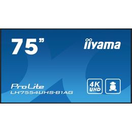 iiyama ProLite LH7554UHS-B1AG Signage Display 189,3 cm (74,5 Zoll)
