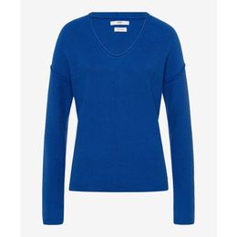 Brax Damen Pullover Style LANA, Blau, Gr. 34