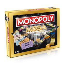 Winning Moves Monopoly - Mega Deluxe Edition Luxus Brettspiel Spiel Gesellschaftsspiel