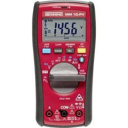 BENNING MM 10-PV Hand-Multimeter digital Datenlogger CAT IV 600 V Anzeige (Counts): 6000