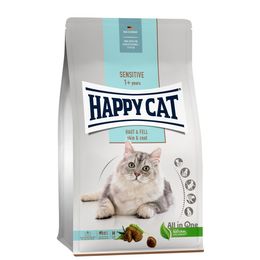 Happy Cat Sensitive Haut & Fell 3x 300 g Trockenfutter für Katzen