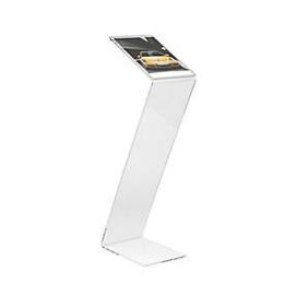 Bodenaufsteller, Plexiglas, B 220 x T 300 x H 850 mm, glasklar