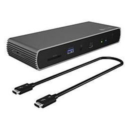 ICY BOX IB-DK8801-TB4 - Dockingstation - USB-C / Thunderbolt 4 - HDMI, DP - 1GbE - 135 Watt