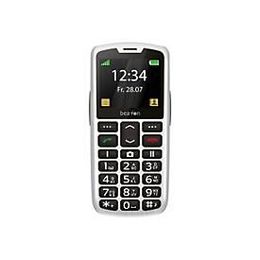 BEAFON Bea-fon Silver Line - 4G Feature Phone - microSD slot - LCD-Anzeige - 176 x 220 Pixel - rear camera 0,3 MP