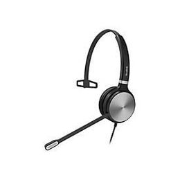 Yealink YHS36 Mono - Headset - On-Ear - kabelgebunden - Quick Disconnect - Schwarz, Silber