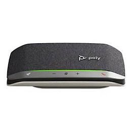 Poly Sync 20+ - Smarte Freisprecheinrichtung - Bluetooth - kabellos, kabelgebunden - USB-A - Schwarz, Silber