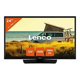 Lenco LED-2423BK - 61 cm (24") Diagonalklasse LCD-TV mit LED-Hintergrundbeleuchtung - 720p 1366 x 768 - HDR - Edge-Beleuchtung - Schwarz