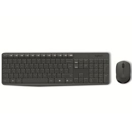 Logitech Tastatur- und Maus-Set MK235, Wireless, anthrazit