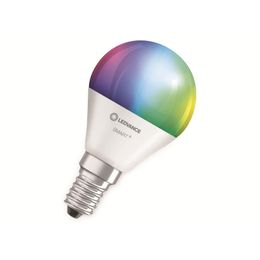 LEDVANCE LED-Lampe, P40, 3 Stk, E14, EEK: F, 4,9W, 470lm, RGBW, WiFi