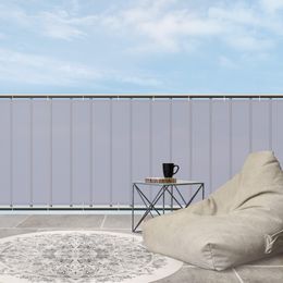 Balkon Sichtschutz Pastell graues Violett