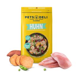 Pets Deli Trockenfutter Huhn mit Süßkartoffel, Gartenkräuter & Apfel für Hunde - Sparpaket 2x2kg