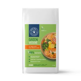 Pets Deli Trockenfutter Green Veggie mit Süßkartoffel, Linse, Banane & Leinöl für Hunde - 2kg