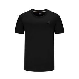 BOSS T-Shirt mit gummierter Logo-Applikation