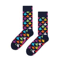 Happy Socks Socken mit farbigen Daumen-Motiven