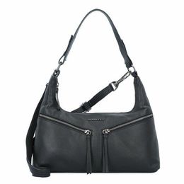 Burkely Rock Ruby Schultertasche Leder 32 cm bold black