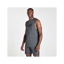 MP Men's Linear Line Graphic Essentials Training Tank Top - Gun Metal - M