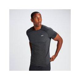 MP Herren Seamless Kurzarm-T-Shirt – Schwarzer Mergel - XXXL