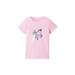 Tom Tailor Mädchen T-Shirt mit Bio-Baumwolle, rosa, Fotoprint, Gr. 92/98