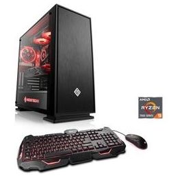 CSL Gaming-PC "HydroX V28349" Computer Gr. Microsoft Windows 11 Home (64 Bit), 32 GB RAM 2000 GB SSD, schwarz