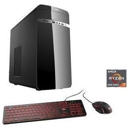 CSL Gaming-PC "Sprint V28514" Computer Gr. Microsoft Windows 11 Home (64 Bit), 16 GB RAM 1000 GB SSD, schwarz