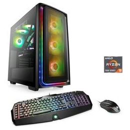 CSL Gaming-PC "Aqueon A99315 Extreme Edition" Computer Gr. Windows 11 Home,64bit, 64 GB RAM 4000 GB SSD, schwarz