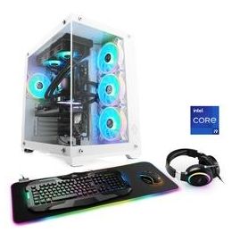 CSL Gaming-PC "Aqueon C94111 Extreme Edition" Computer Gr. Microsoft Windows 11 Home (64 Bit), 16 GB RAM 1000 GB SSD, weiß