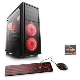 CSL Gaming-PC "Sprint V28712" Computer Gr. Microsoft Windows 11 Home (64 Bit), 16 GB RAM 1000 GB SSD, schwarz