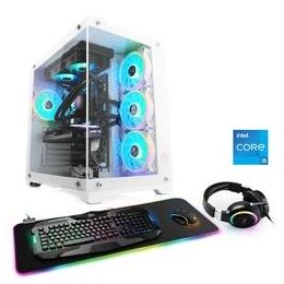 CSL Gaming-PC "Aqueon C55112 Advanced Edition", Computer, weiß, Microsoft Windows 11 Home (64 Bit), 16 GB RAM 1000 GB SSD