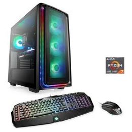 CSL Gaming-PC "Sprint V28328" Computer Gr. Microsoft Windows 11 Home (64 Bit), 32 GB RAM 1000 GB SSD, schwarz